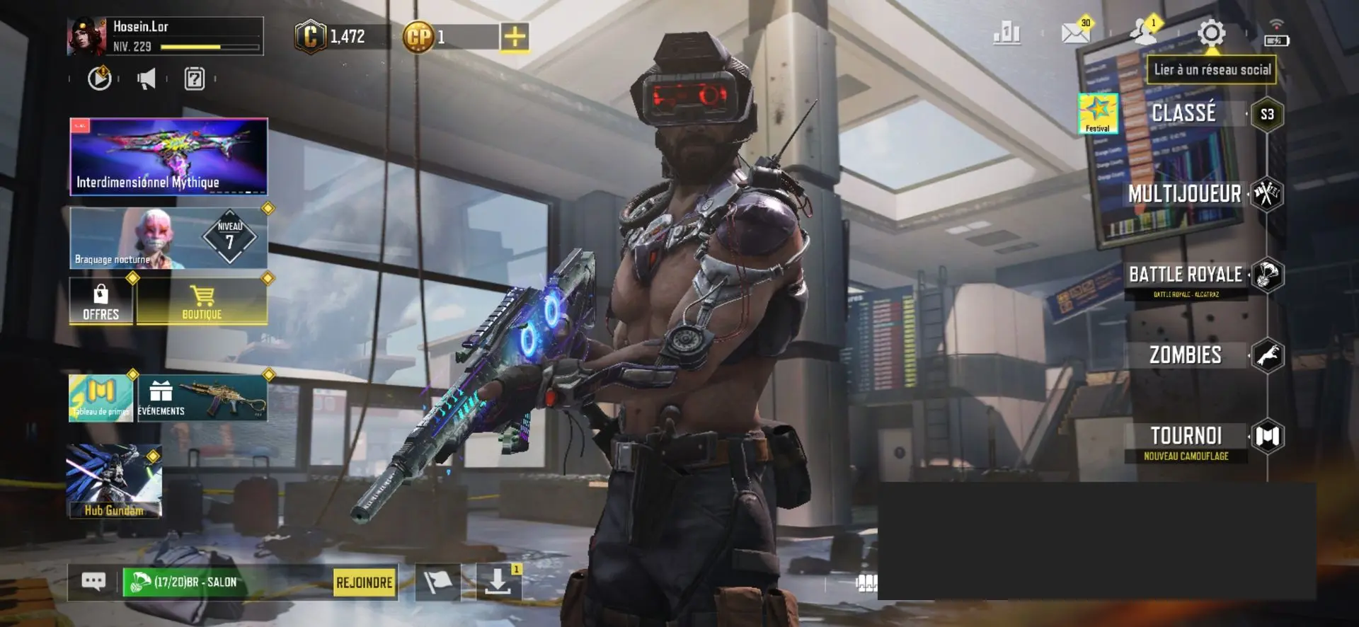 🟨Lv229 | Emotes:21 | Epic Gun:75 | Skin:45 | 4 Legend Gun, Call of Duty ...